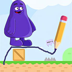 Grimace Shake: Draw And Erase - Have Fun Puzzling