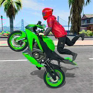 Stunt The Motor At Real Moto Stunt Racing 3D