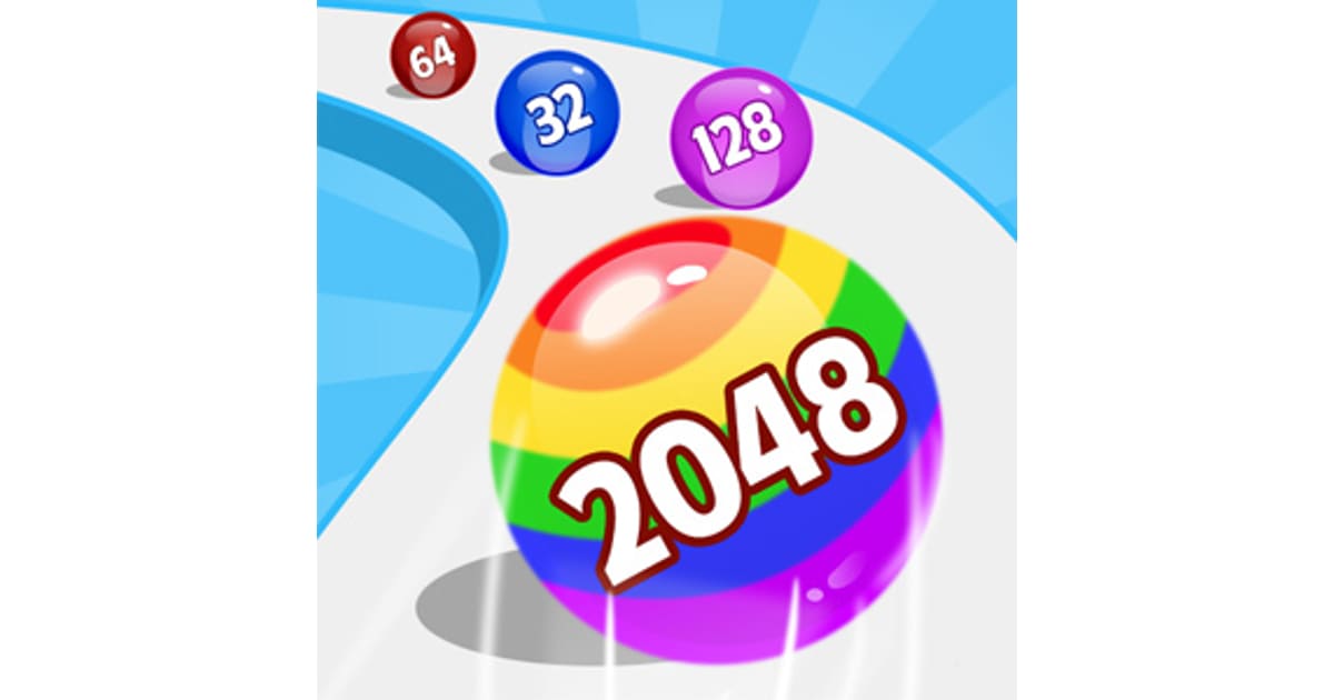 Merge 2048 Balls At 2048 Run: Gorgeous Balls