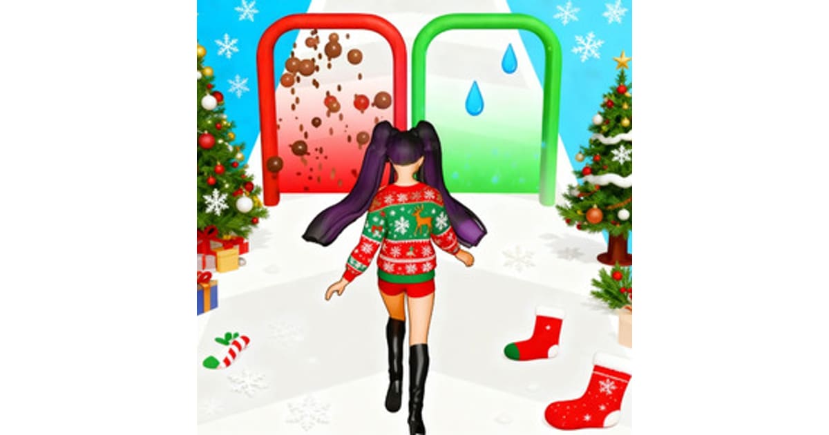 Play Build A Queen - Christmas Run Game | Mafa
