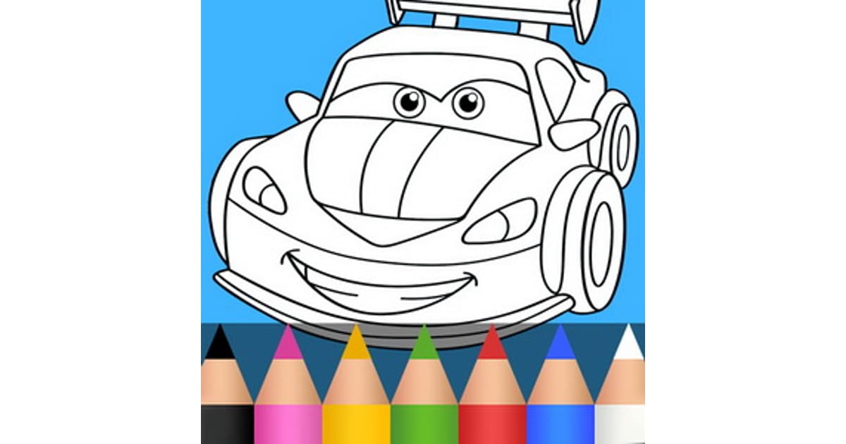Color The Images Of Cars For Free