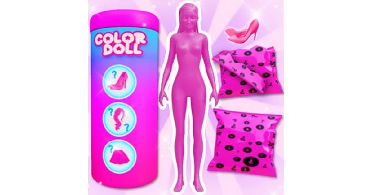 Color Reveal Surprise Doll Game Made For You!