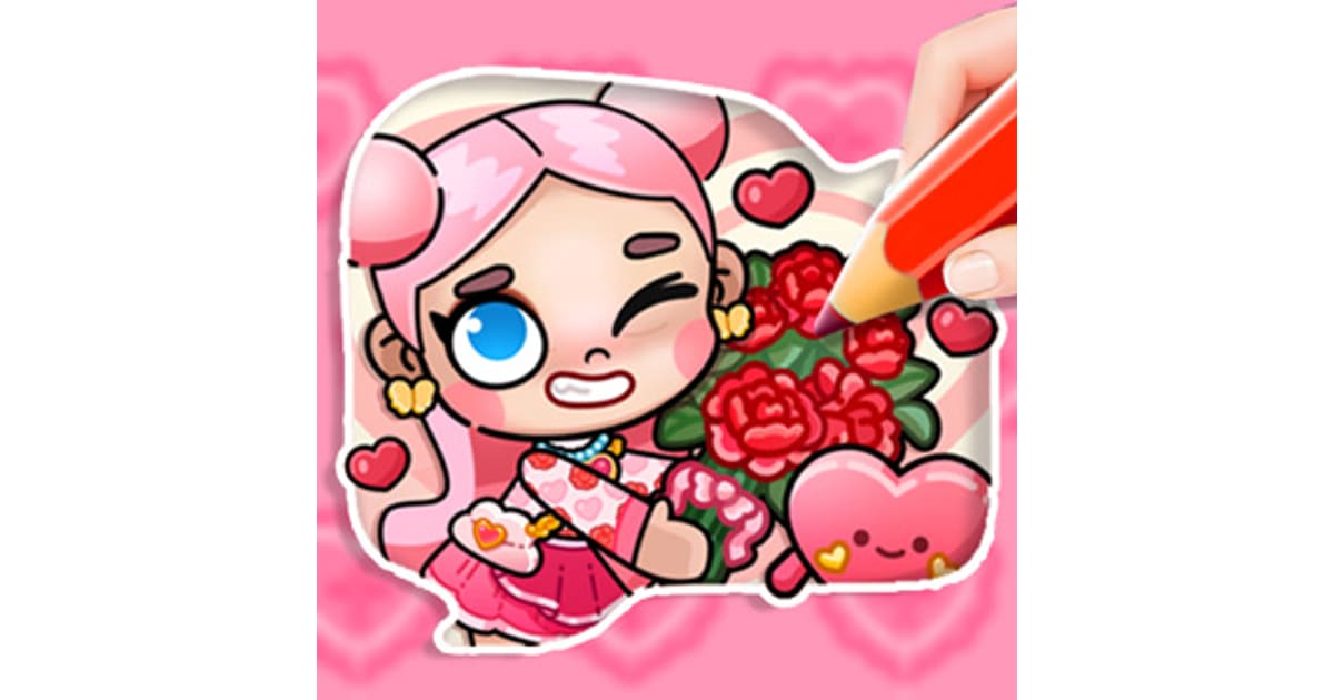 Colorful Valentine With Avatar World Fun