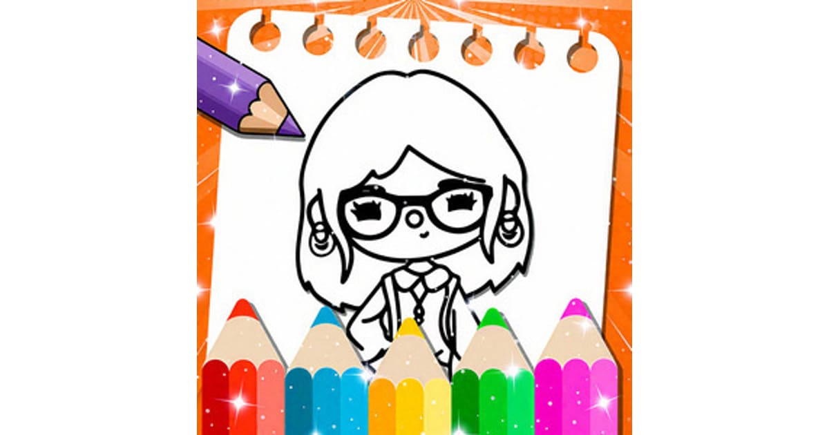 Coloring Game About Toca Boca And Pusheen On Mafa