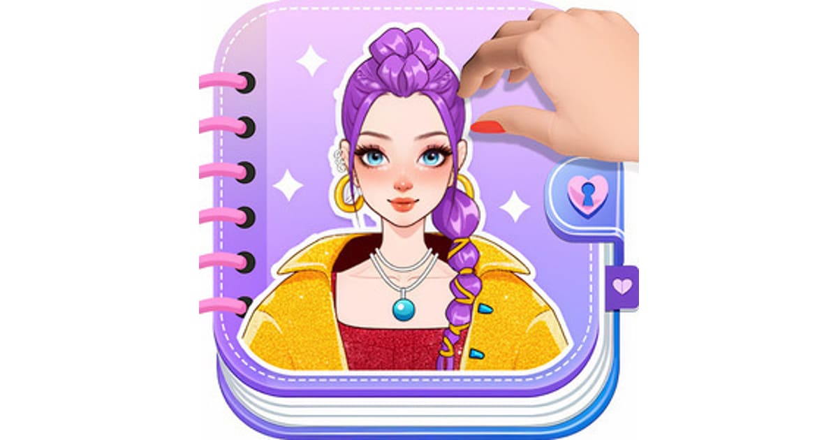 DIY Paper Doll Diary Dress Up Sticker Book Game | Mafa