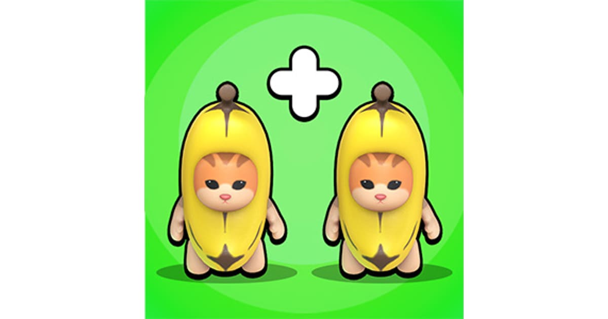 Epic Banana Run: Merge Master - Cute Cat