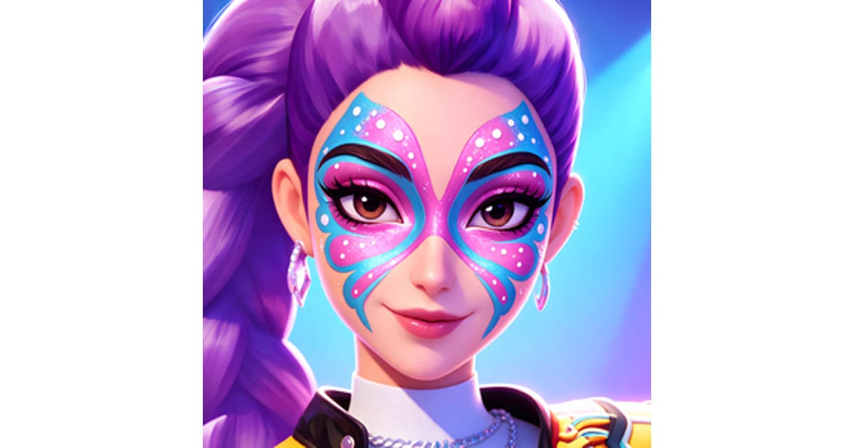 Face Paint Party Girls Salon Make Up Art Game | Mafa