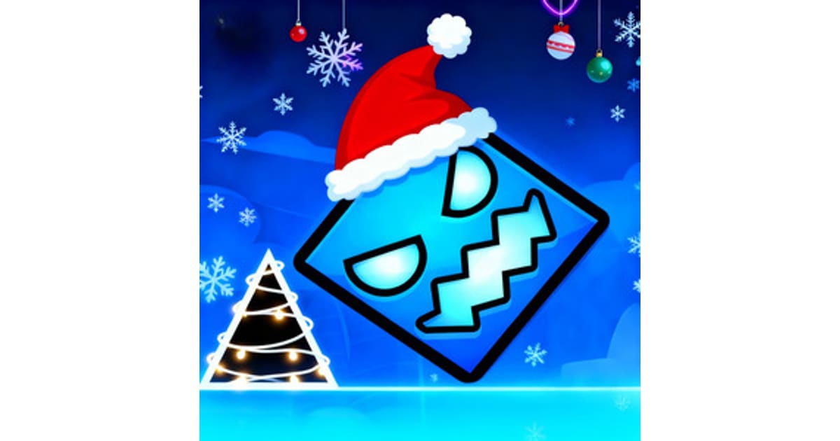 Play Geometry Dash Christmas Jump Game Online | Mafa