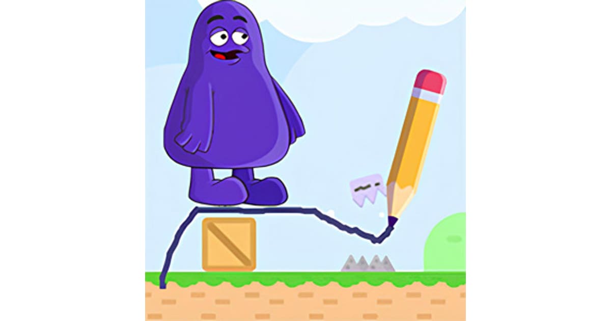 Grimace Shake: Draw And Erase - Have Fun Puzzling