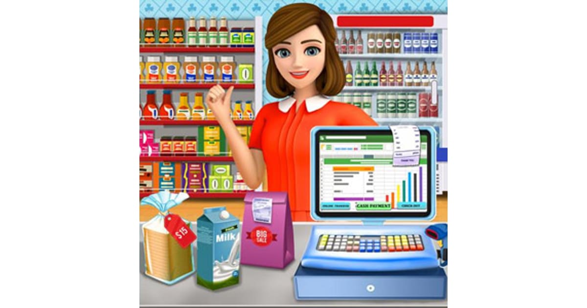 Become The Shopping Master At Grocery Cashier