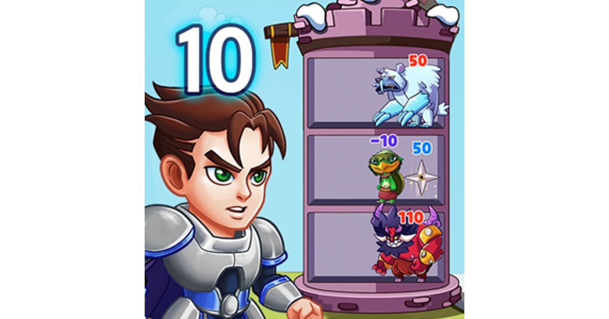 Hero Tower Wars - Merge Puzzle Online For Fun