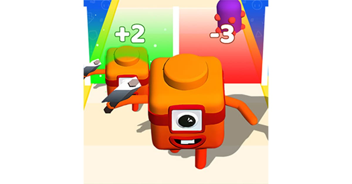 Merge Number Cube: 3D Run Game