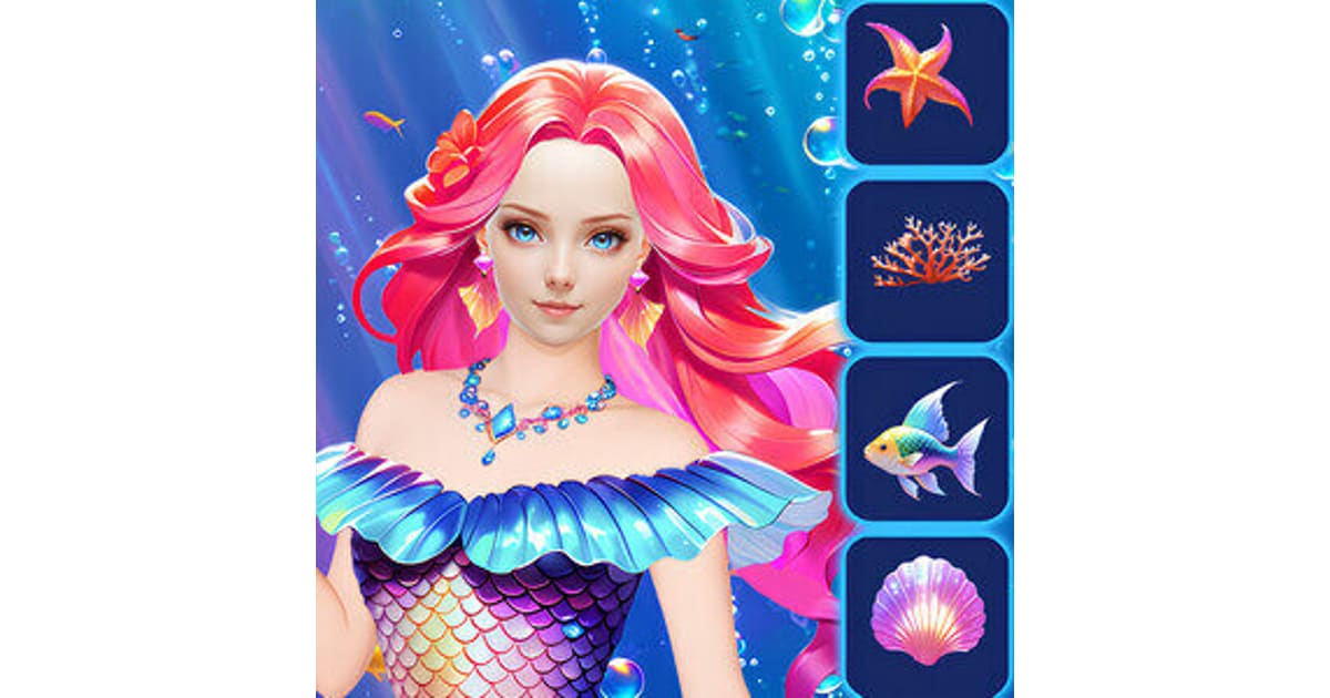 Mermaid Beauty Dress: Girl Games Unblocked | Mafa