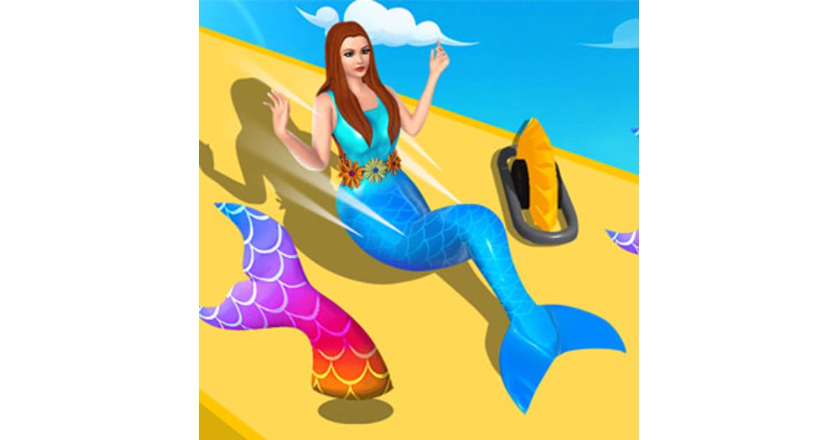 Mermaid Tail Run - Play Free Running Game Online