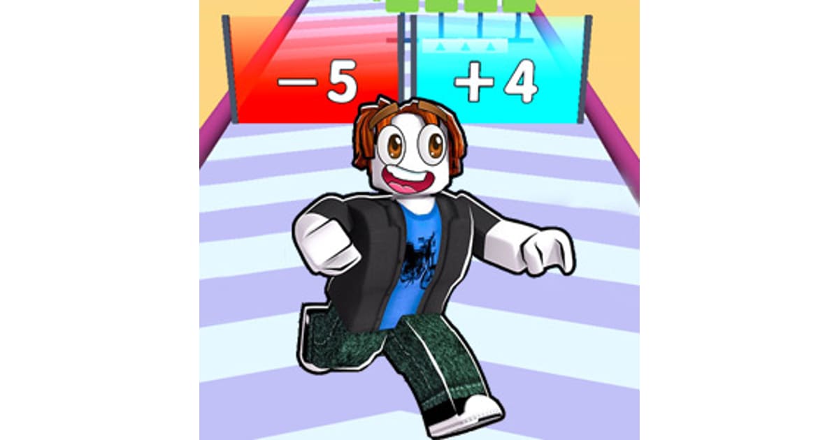 Collect Roblox Fighter In 3D Running Free Online!