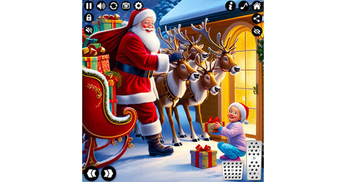 Santa's Christmas Day Simulator Game Online | Mafa
